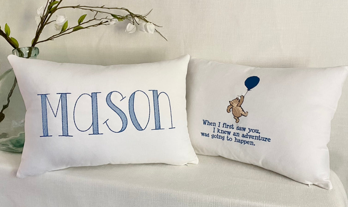 Custom Baby Name Pillow – AHA Designs