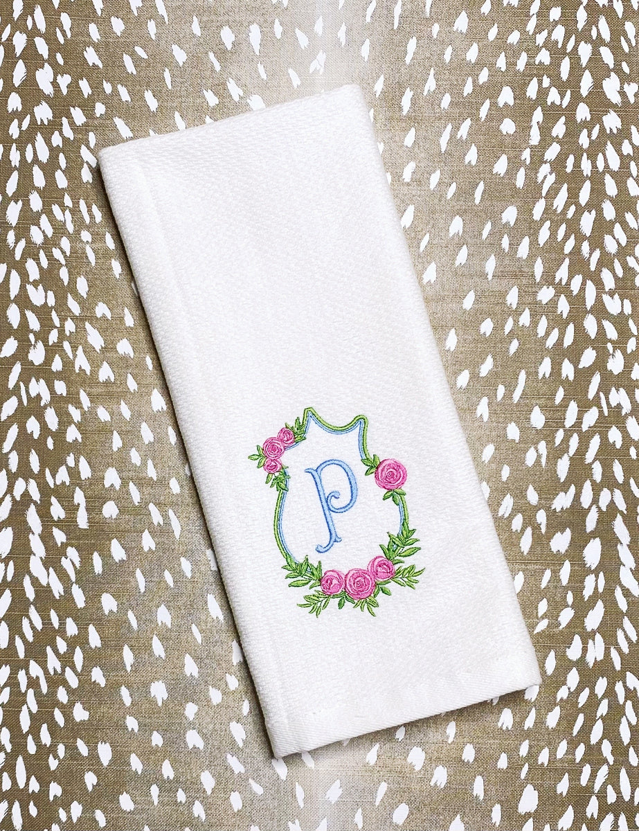 Patricia Kalevas- Charlotte Crest Kitchen Towel – AHA Designs
